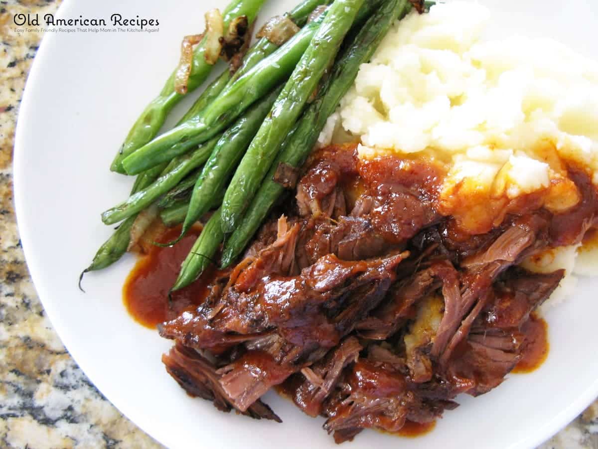 Braised Beef Chuck Roast - Old American Recipes