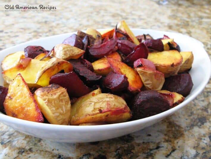 Roasted Beets And Potatoes - Old American Recipes