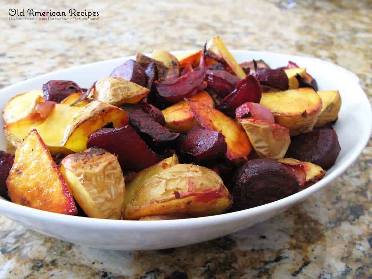 Roasted Beets And Potatoes - Old American Recipes