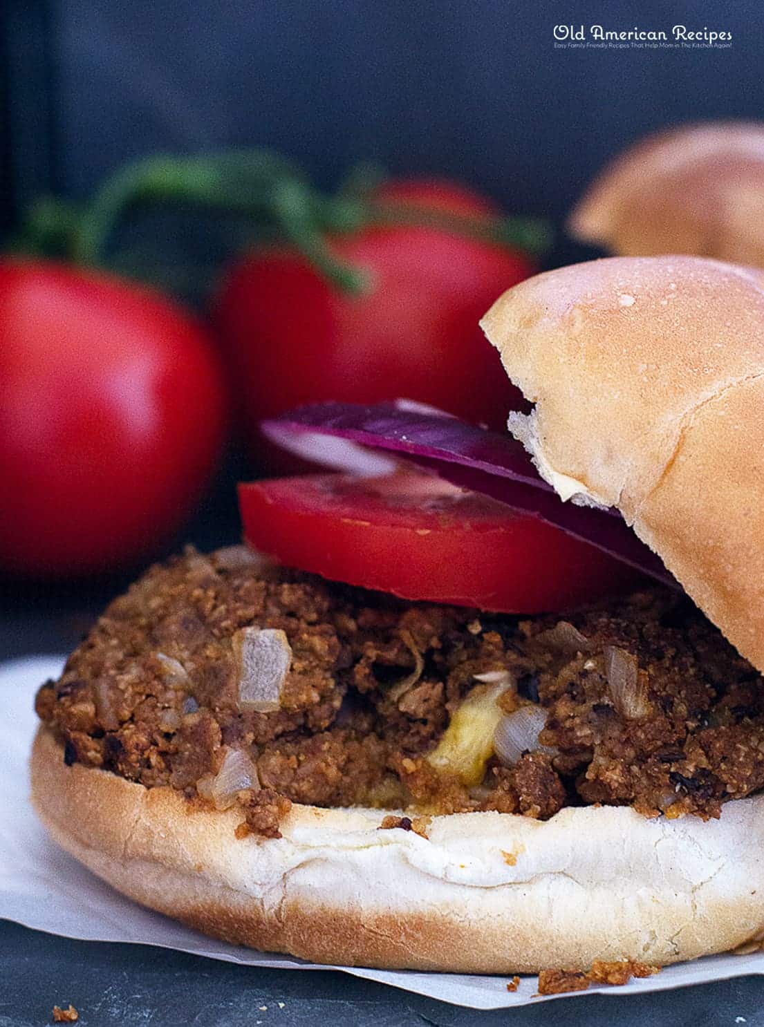 Green Chili Veggie Burgers Stuffed With Sharp Cheddar - Old American ...