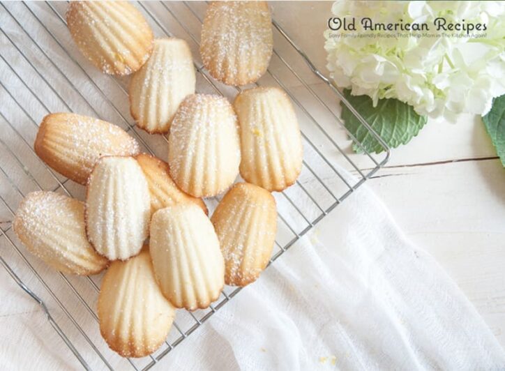 Lemon Madeline Cookies - Old American Recipes