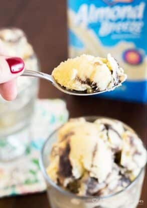 Almond Fudge Ripple Ice Cream - Old American Recipes