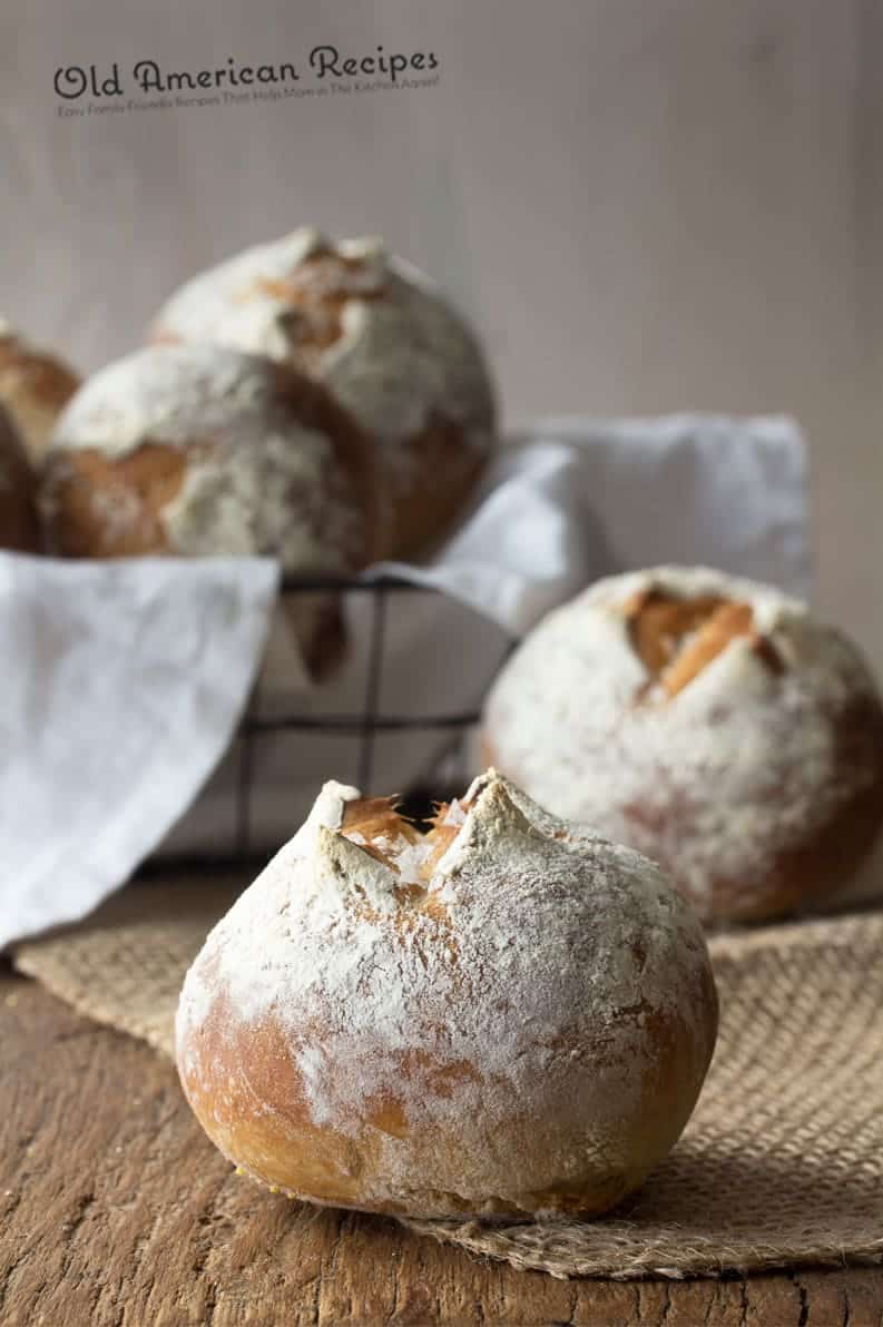 Crusty French Bread Rolls - Old American Recipes