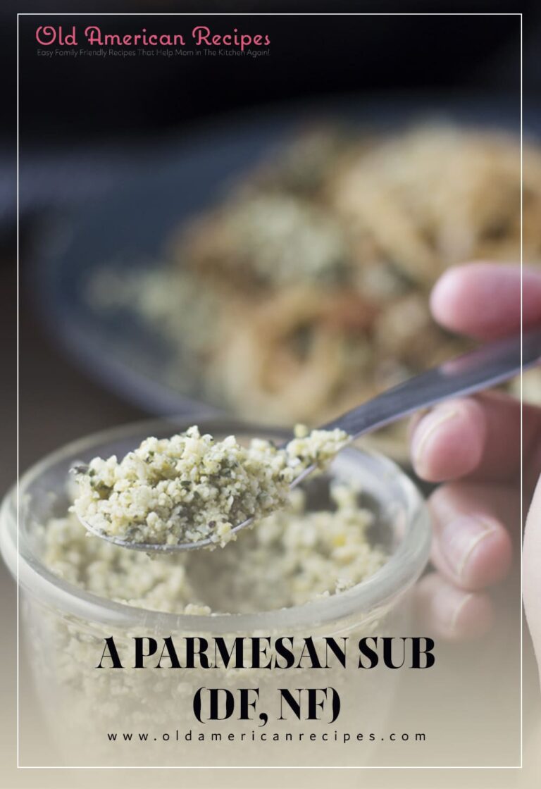 A Parmesan Sub (df, Nf) - Old American Recipes