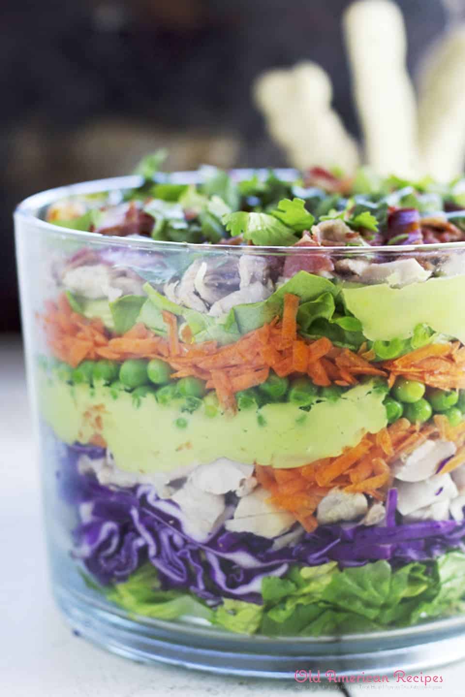 Layered Salad - Old American Recipes