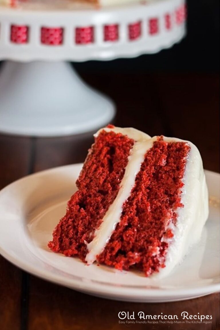 Classic Red Velvet Cake - Old American Recipes