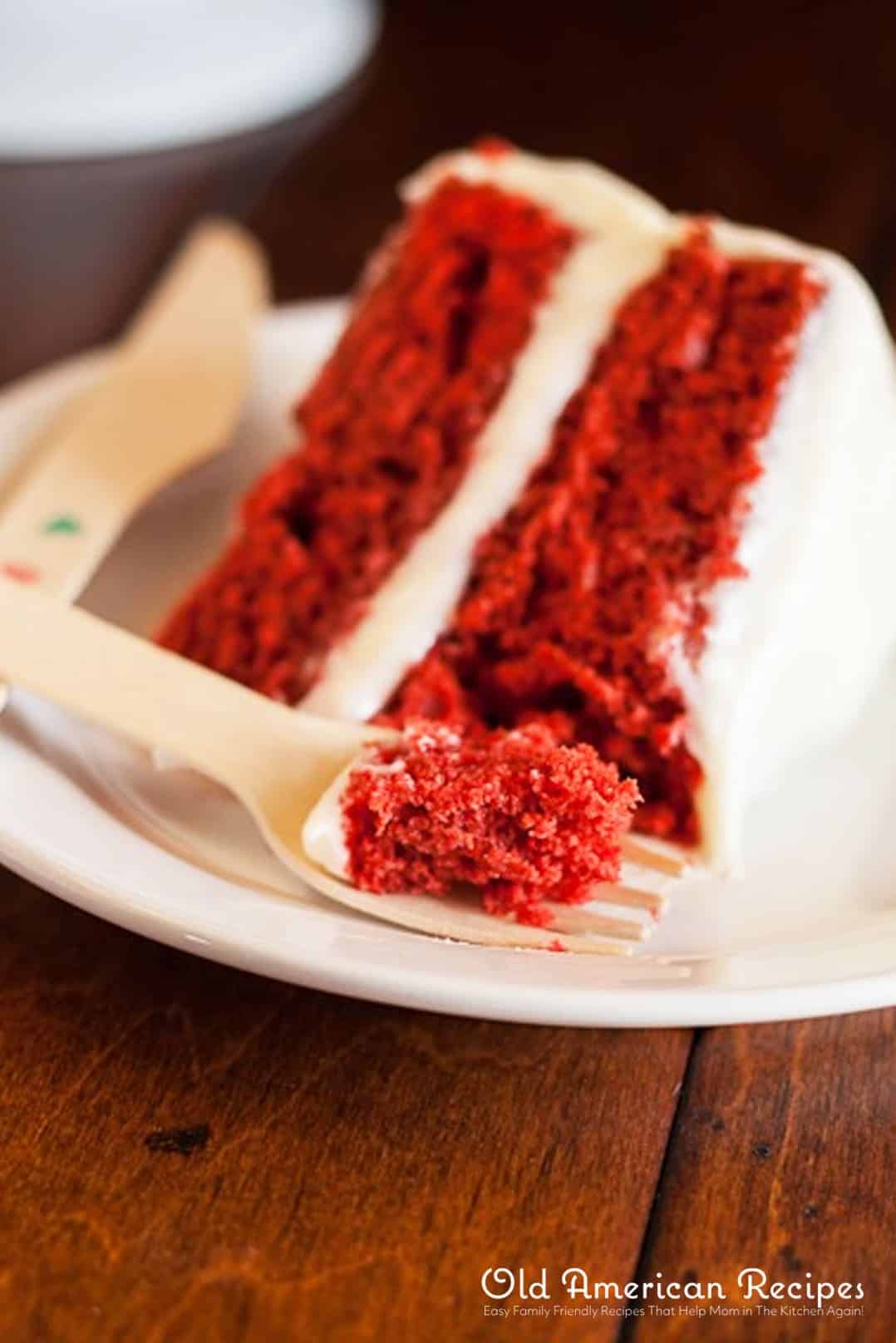 Classic Red Velvet Cake Old American Recipes