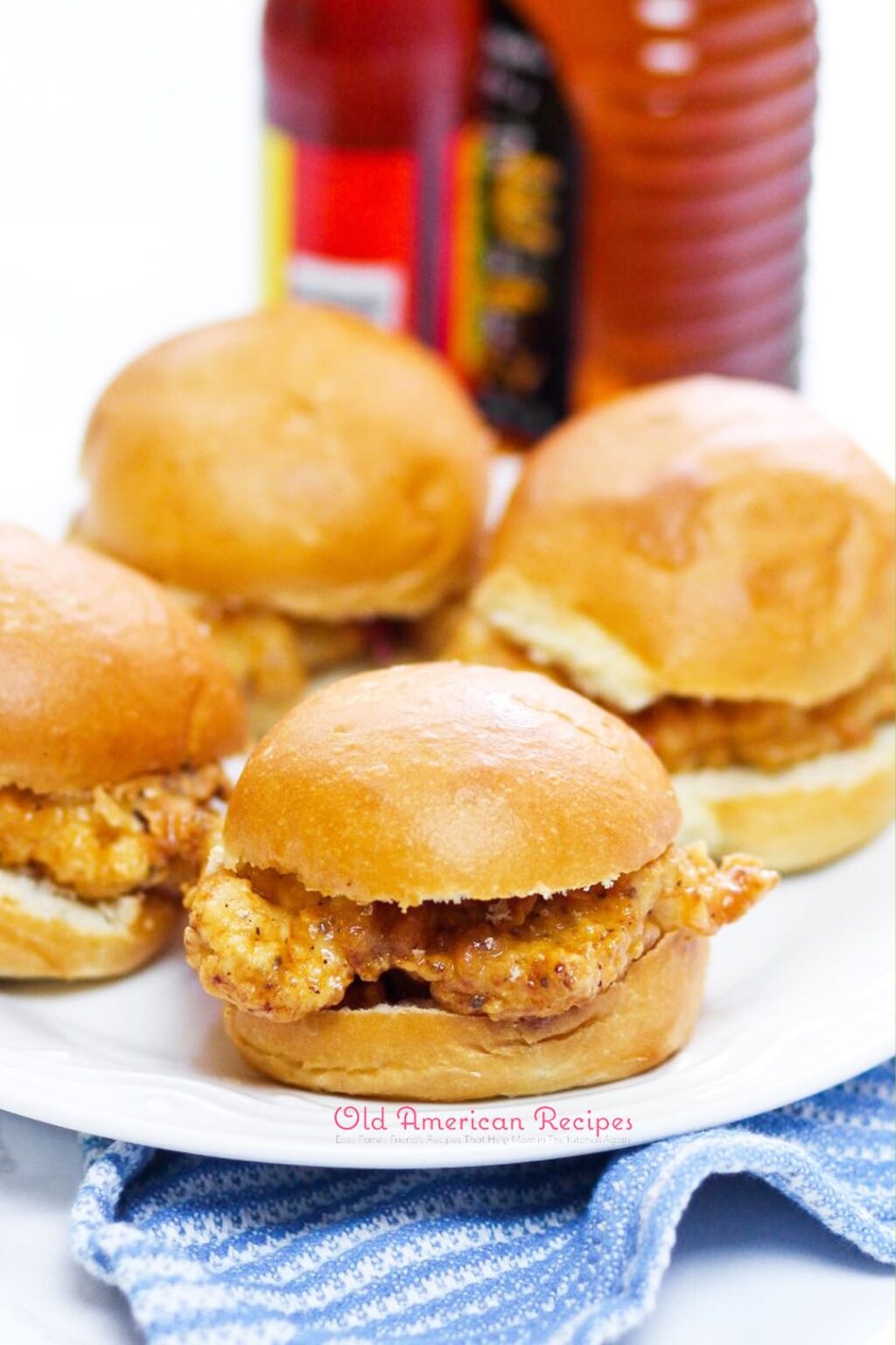 Honey Hot Chicken Sliders - Old American Recipes