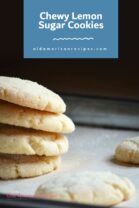 Chewy Lemon Sugar Cookies - Old American Recipes