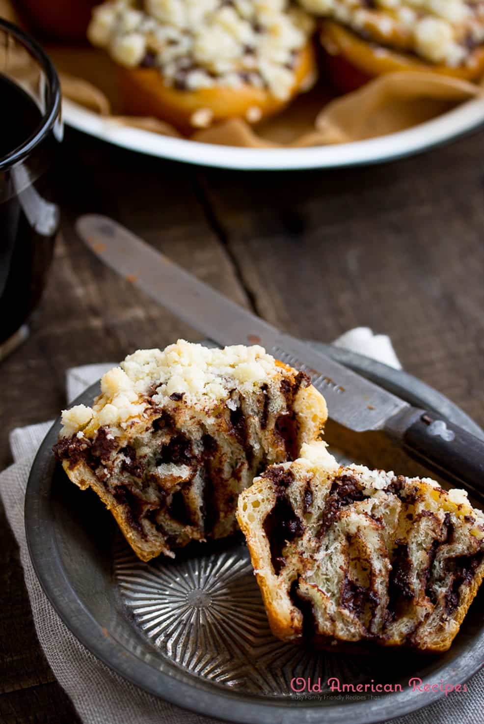 Chocolate Babka Swirl Buns - Old American Recipes